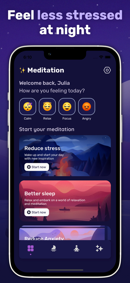Mentality Meditation - iOS App Source Code by UtilityManDev | CodeCanyon